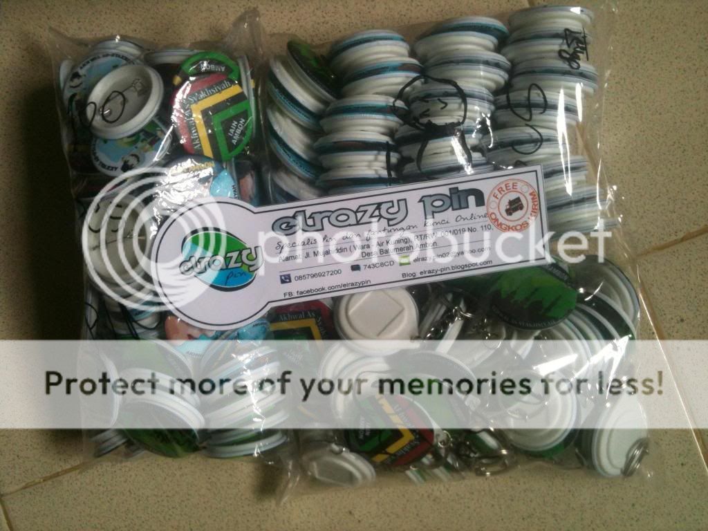 ELRAZY PIN: PESANAN PIN KOMUNITAS/ORGANISASI/INSTANSI/DISTRO