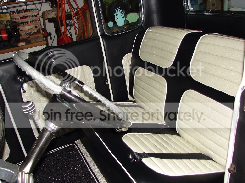 Features - white interiors and upholstered running boards | The H.A.M.B.